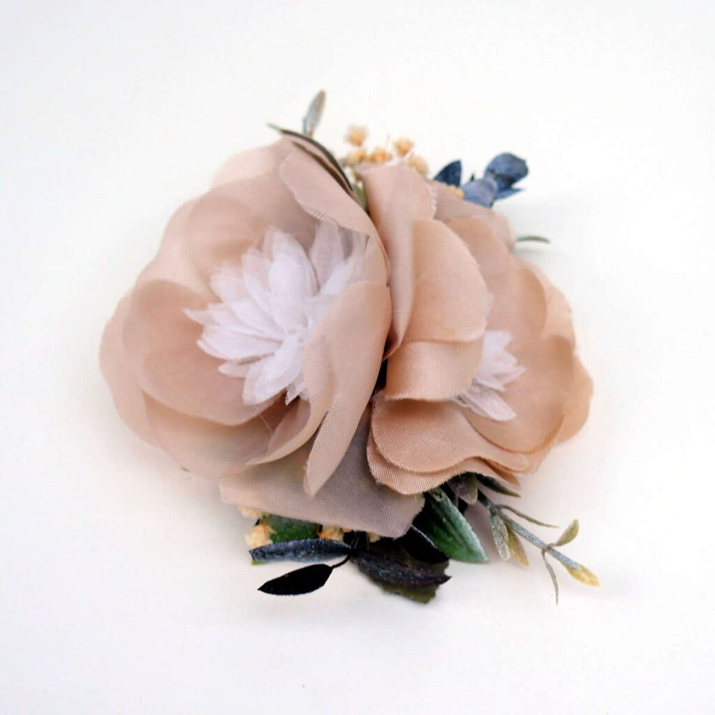 Pulsera de flores peonia blush – Ramos, Tocados y Lazos para Novia